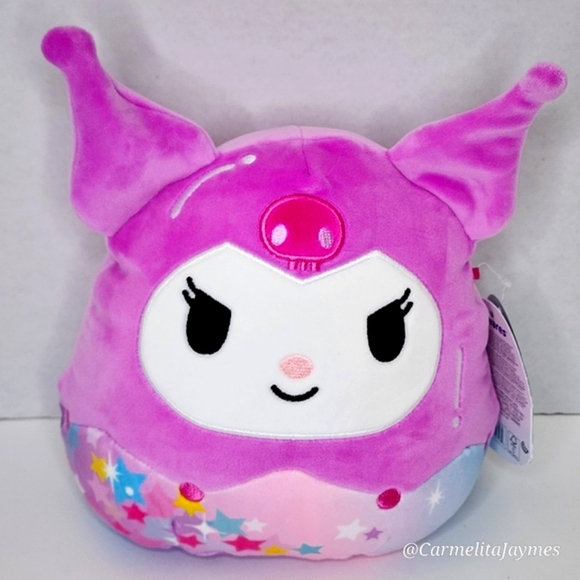 Squishmallows | Toys | Kuromi Pink Rainbow W Stars Hello Kitty Friends ...